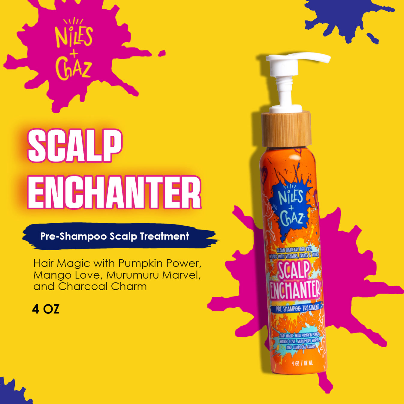 SCALP ENCHANTER • Pre-Shampoo Scalp Treatment – Niles & Chaz Pizzazz!