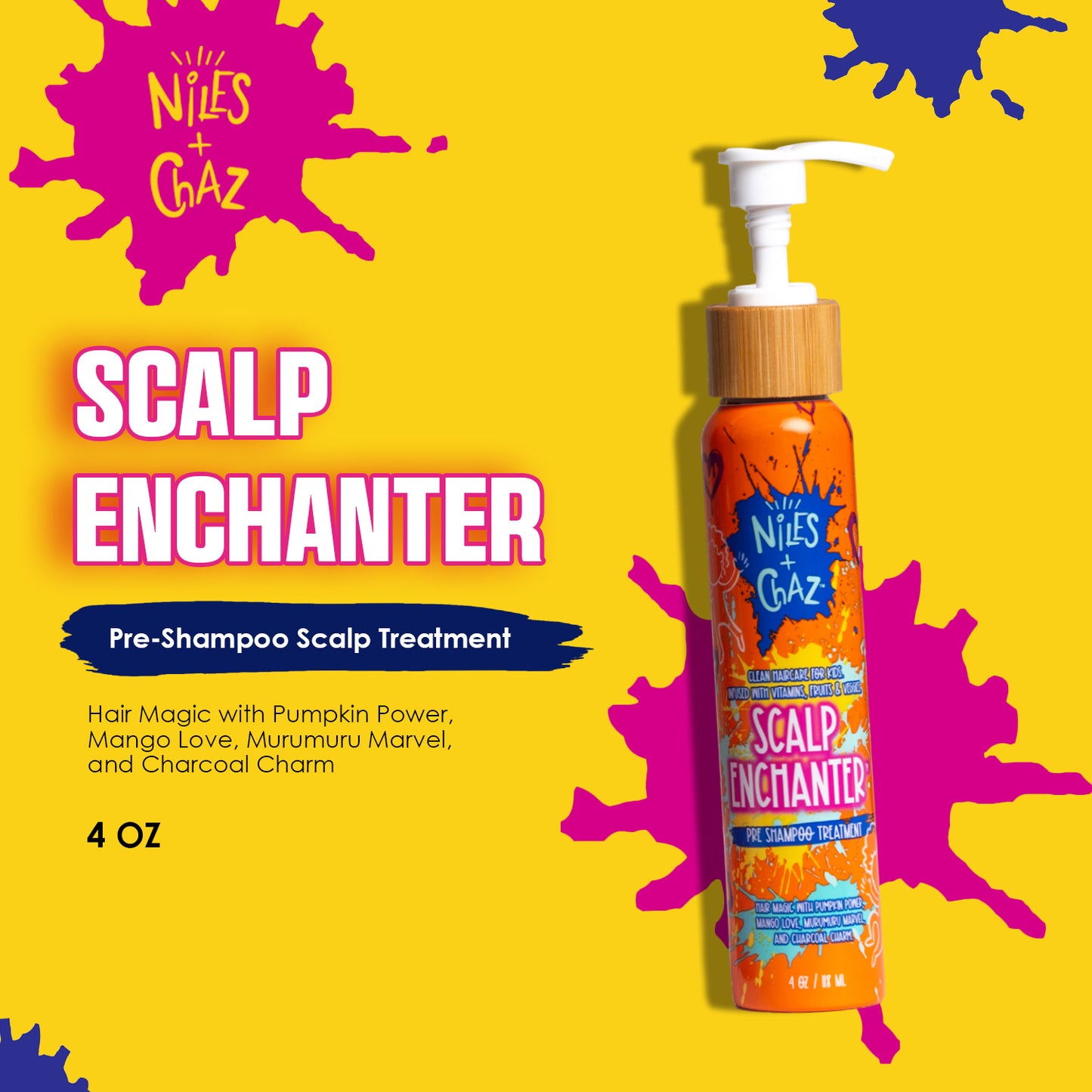 SCALP ENCHANTER • Pre-Shampoo Scalp Treatment – Niles & Chaz Pizzazz!