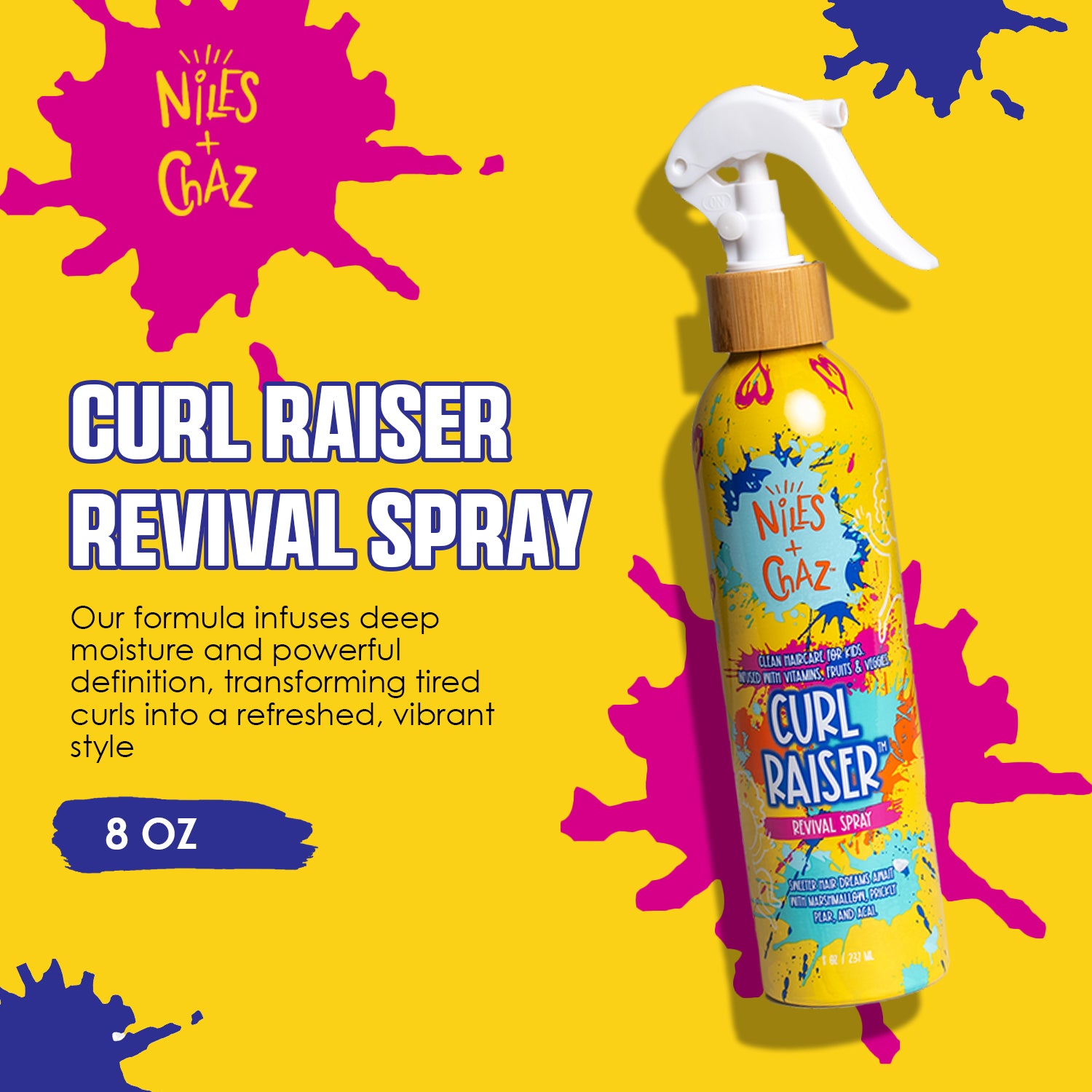 Curl Enhancing Spray - Curl Refresher Spray for Kids • CURL RAISER ...